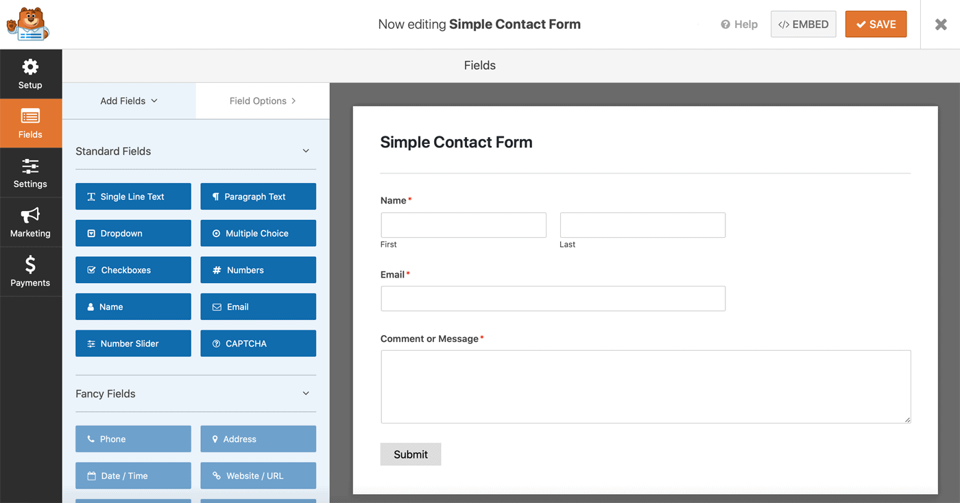 Comparison Contact Form Plugins For Wordpress